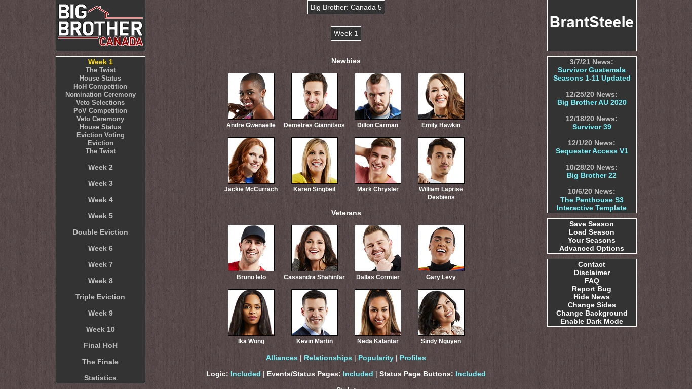 Documenting my BBCAN5 Total Drama experience. (Even though no one asked ...