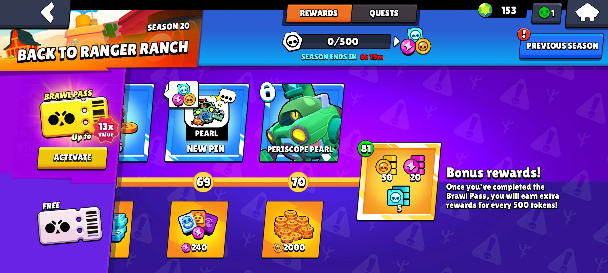 Season Pass Progress - Season 20 | Fandom