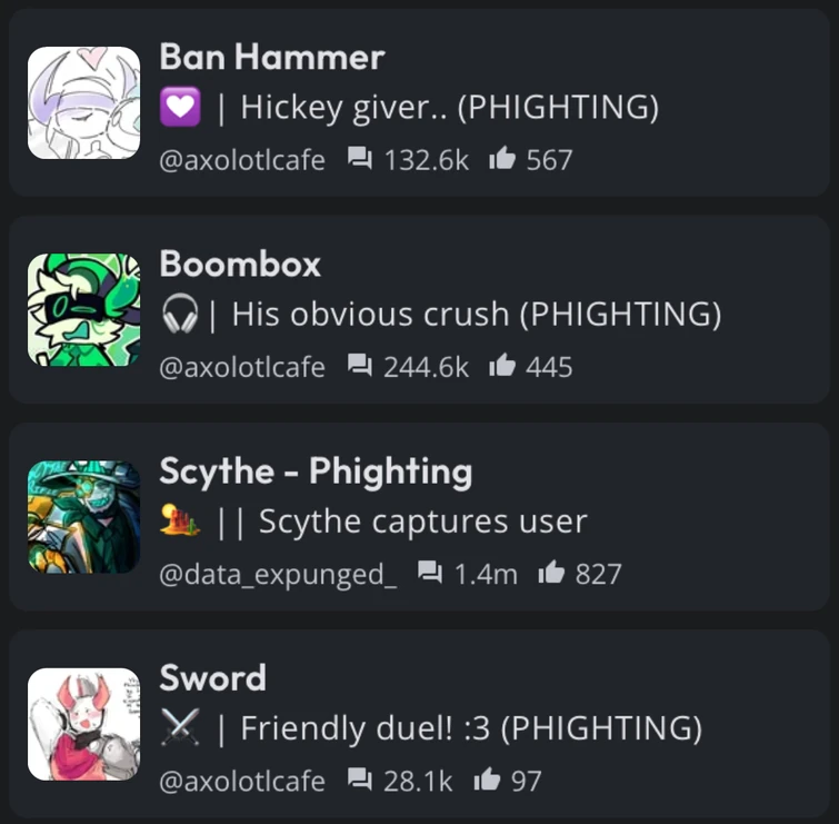 phighting c.ai bots vs fpe c.ai bots | Fandom