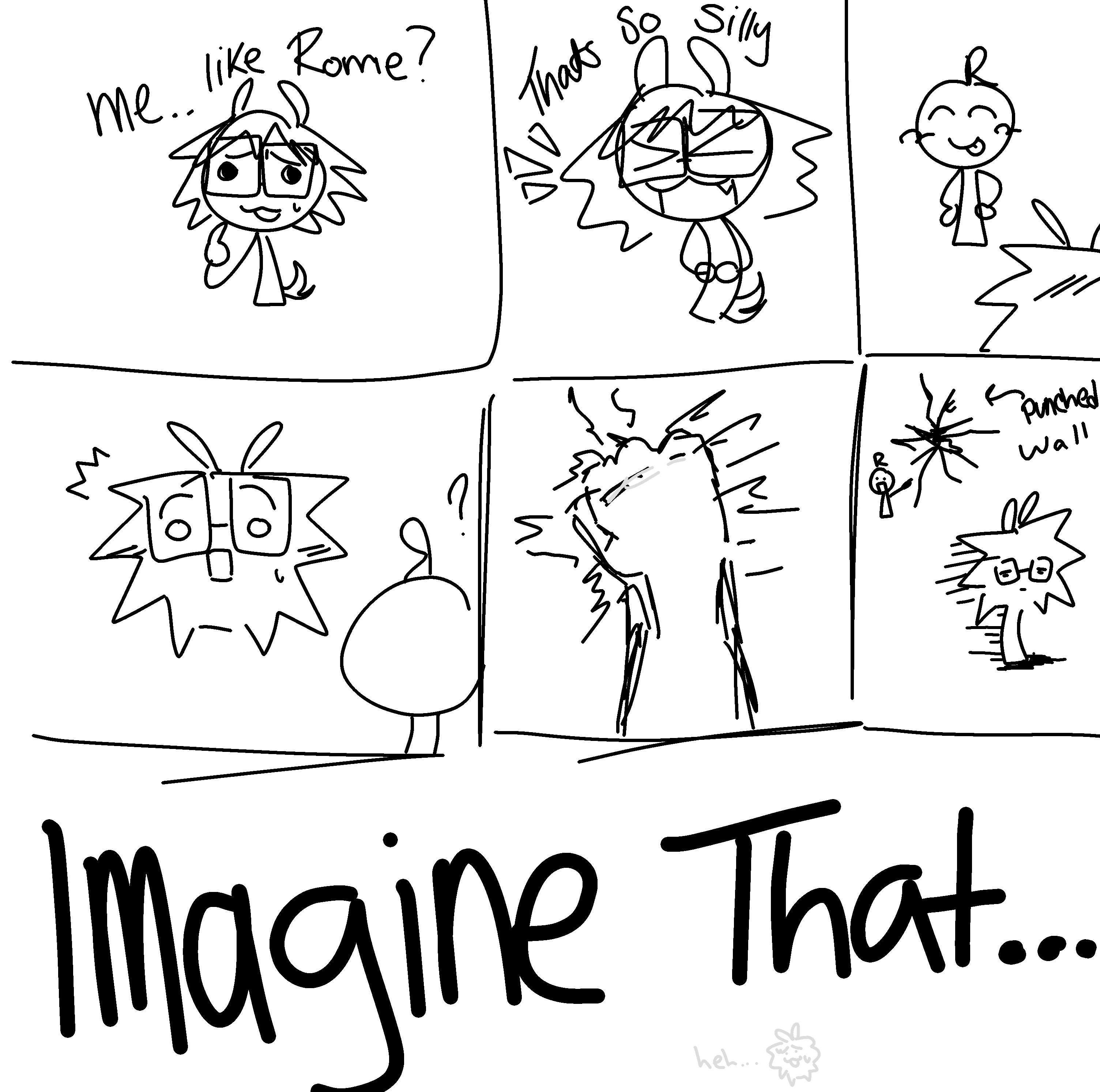 Hmm.. | Mini comic strip thing | Fandom