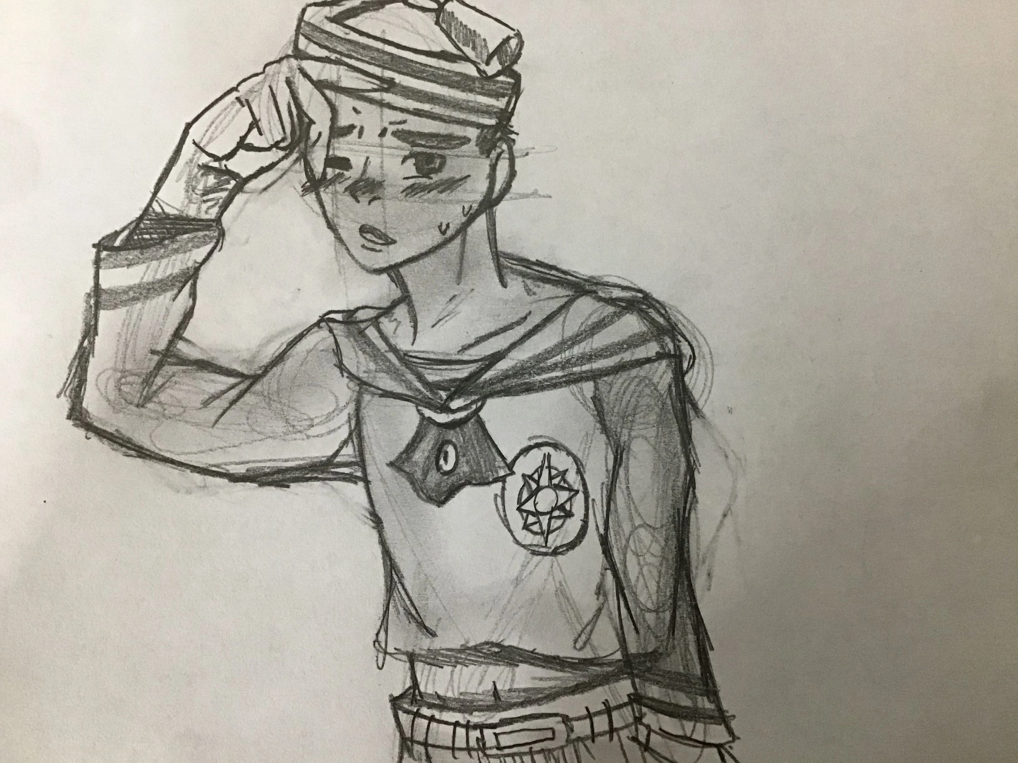 Gappy warm up sketch! :D | Fandom