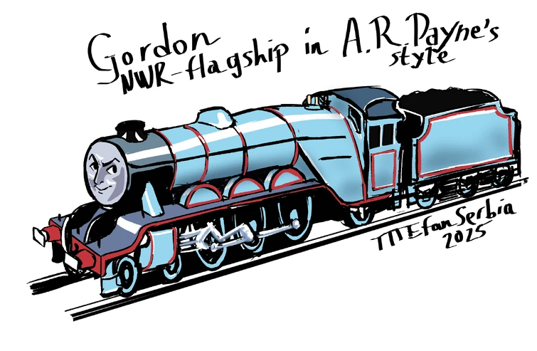 Gordon the Express Engine in Payne's style | Fandom