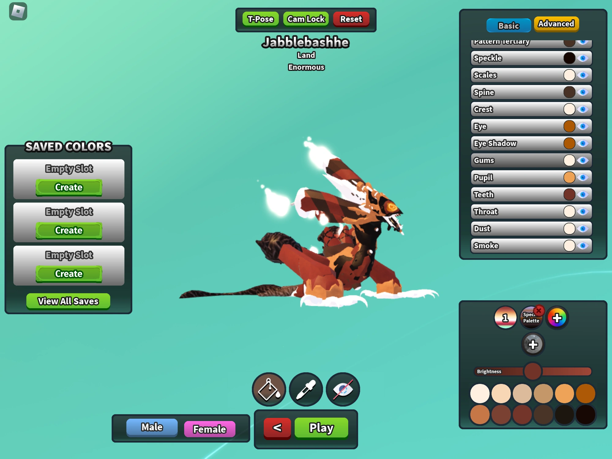 Made a fake smore jabble using the furry coat palette lol. | Fandom