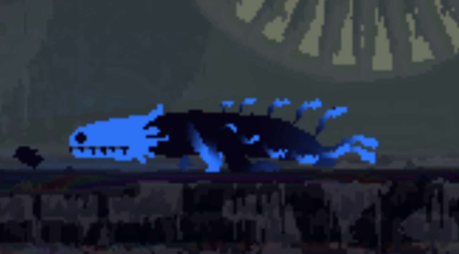 So I just started playing rainworld, and I thought the blue lizard ...