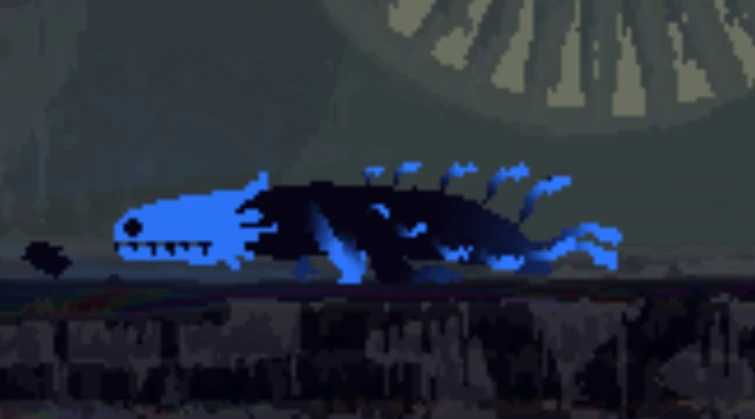 So I just started playing rainworld, and I thought the blue lizard ...