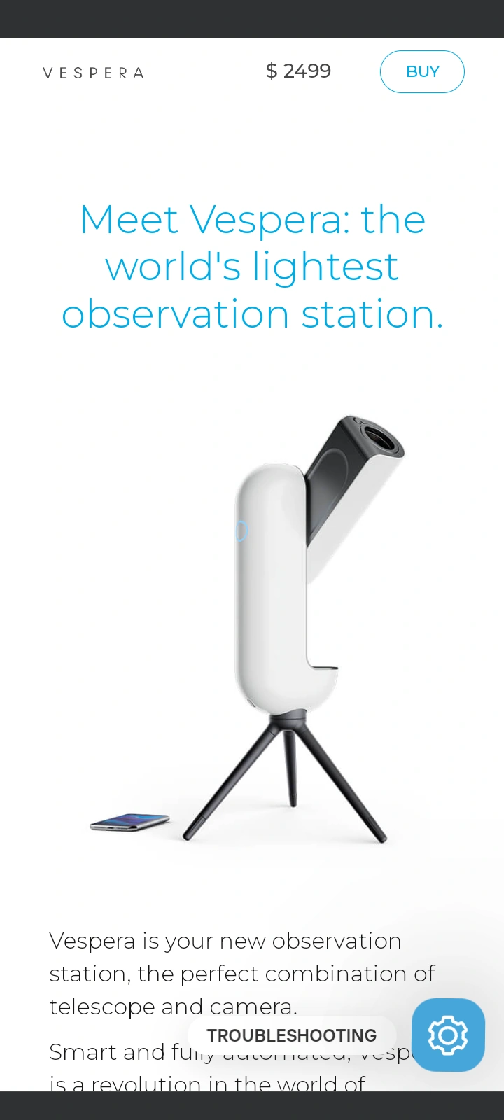 Apparently Vespera's a telescope... | Fandom