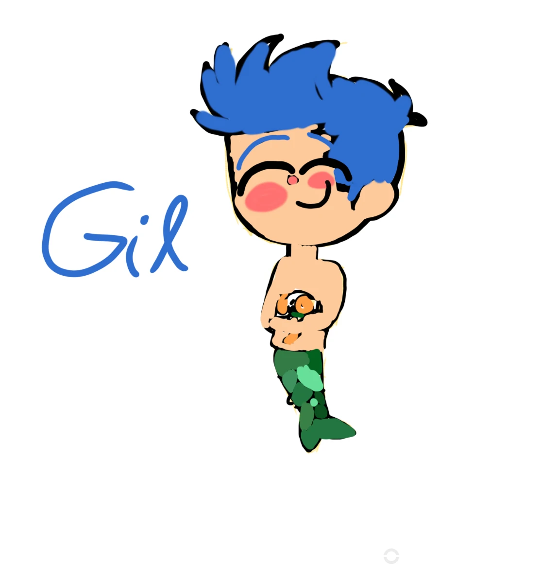 A cute doodle of Gil and Bubble Puppy | Fandom