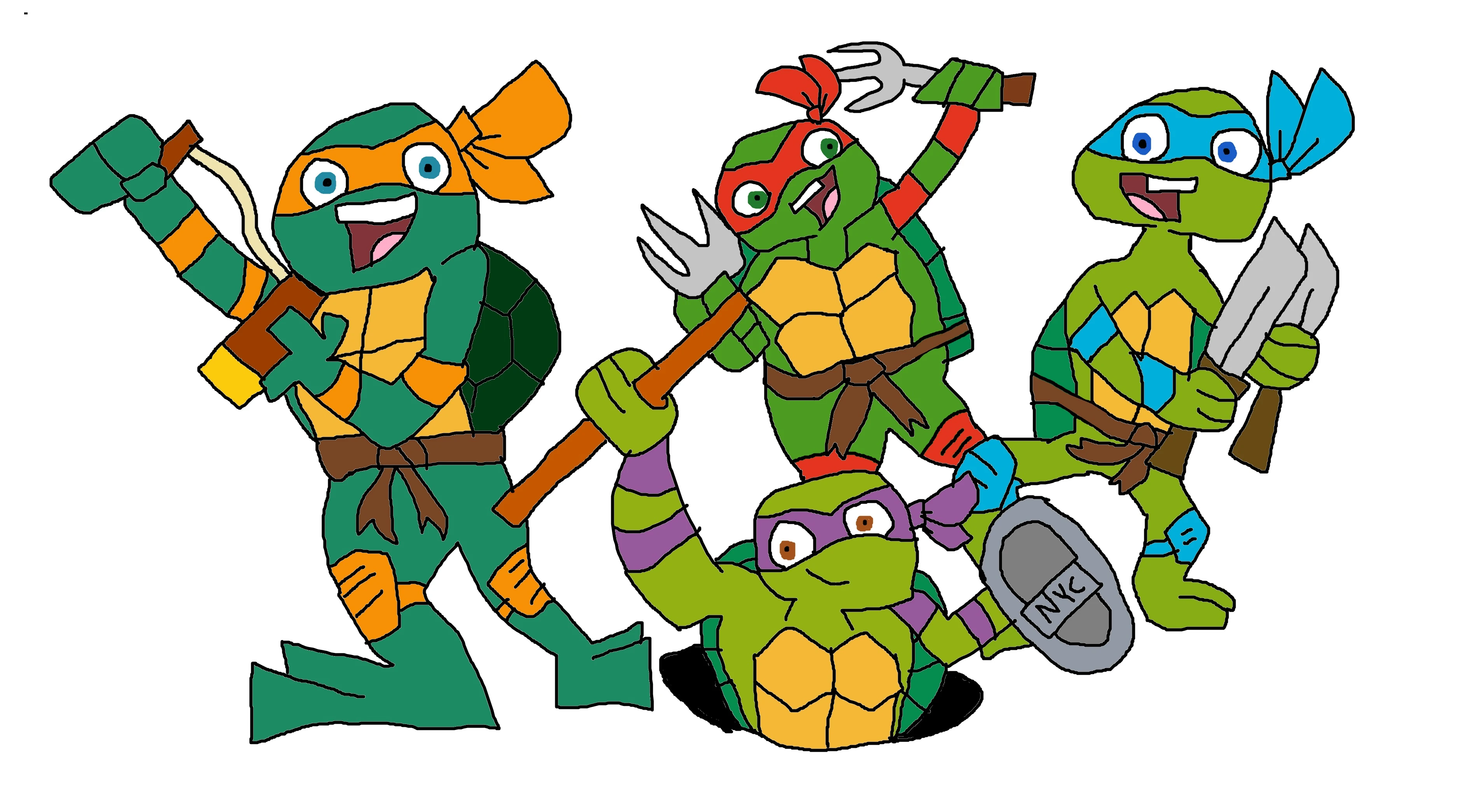 Danny Phantom-ifed TMNT design. | Fandom