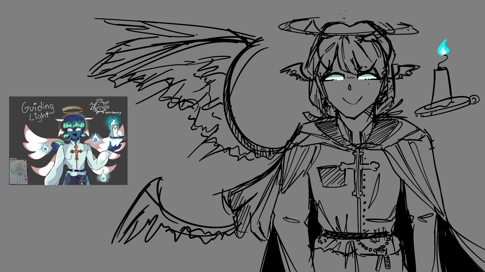 redesigning my humanoid!guiding light design [wip] | Fandom