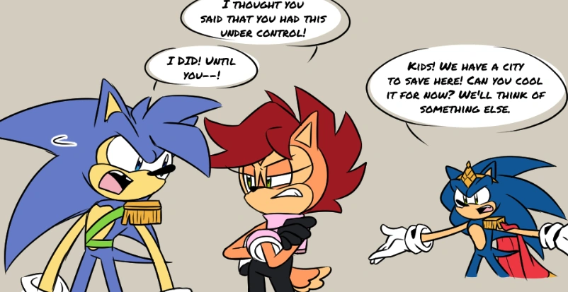 Friendly sibling bickering (Art by RisziArts) | Fandom