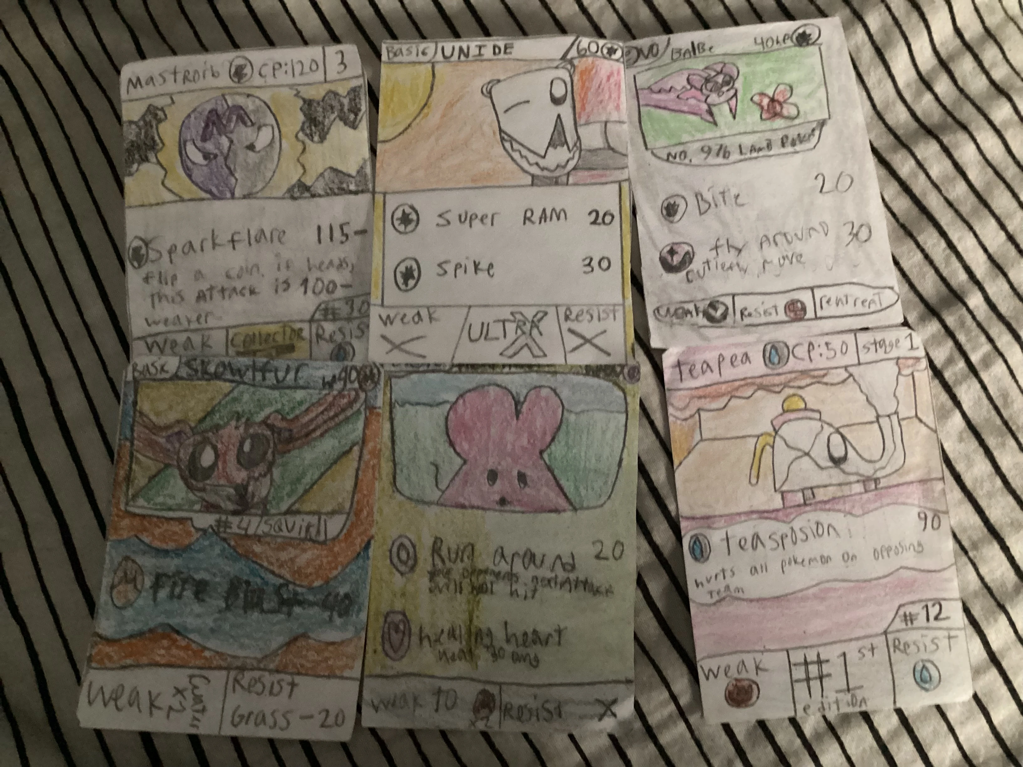 My homemade Pokémon cards | Fandom
