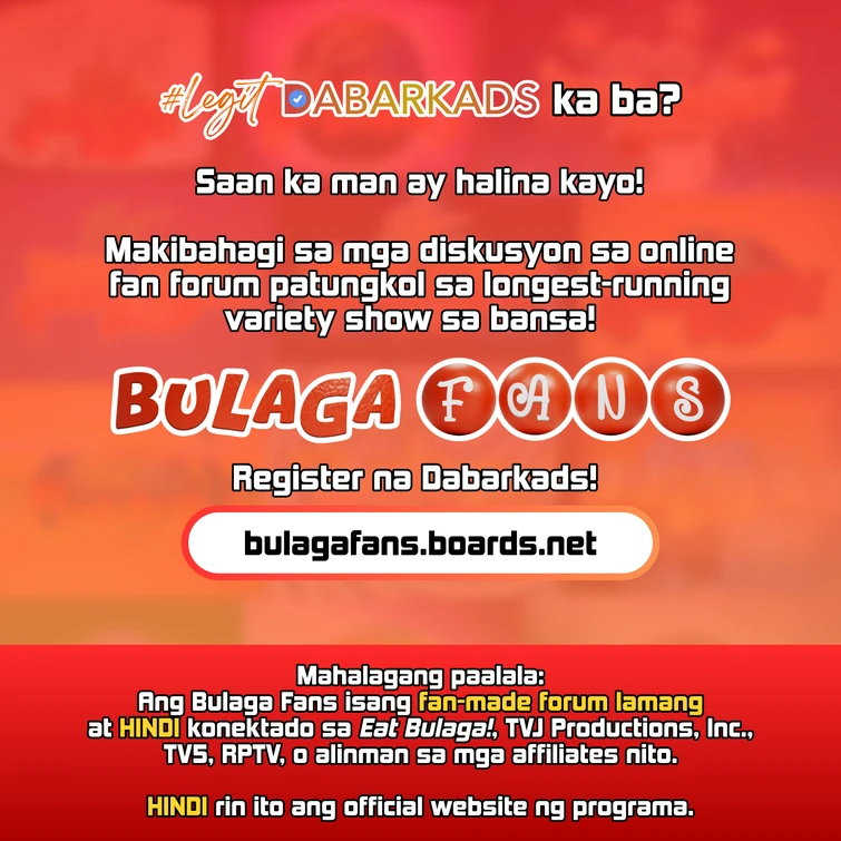 Discuss Everything About Eat Bulaga! Wiki | Fandom