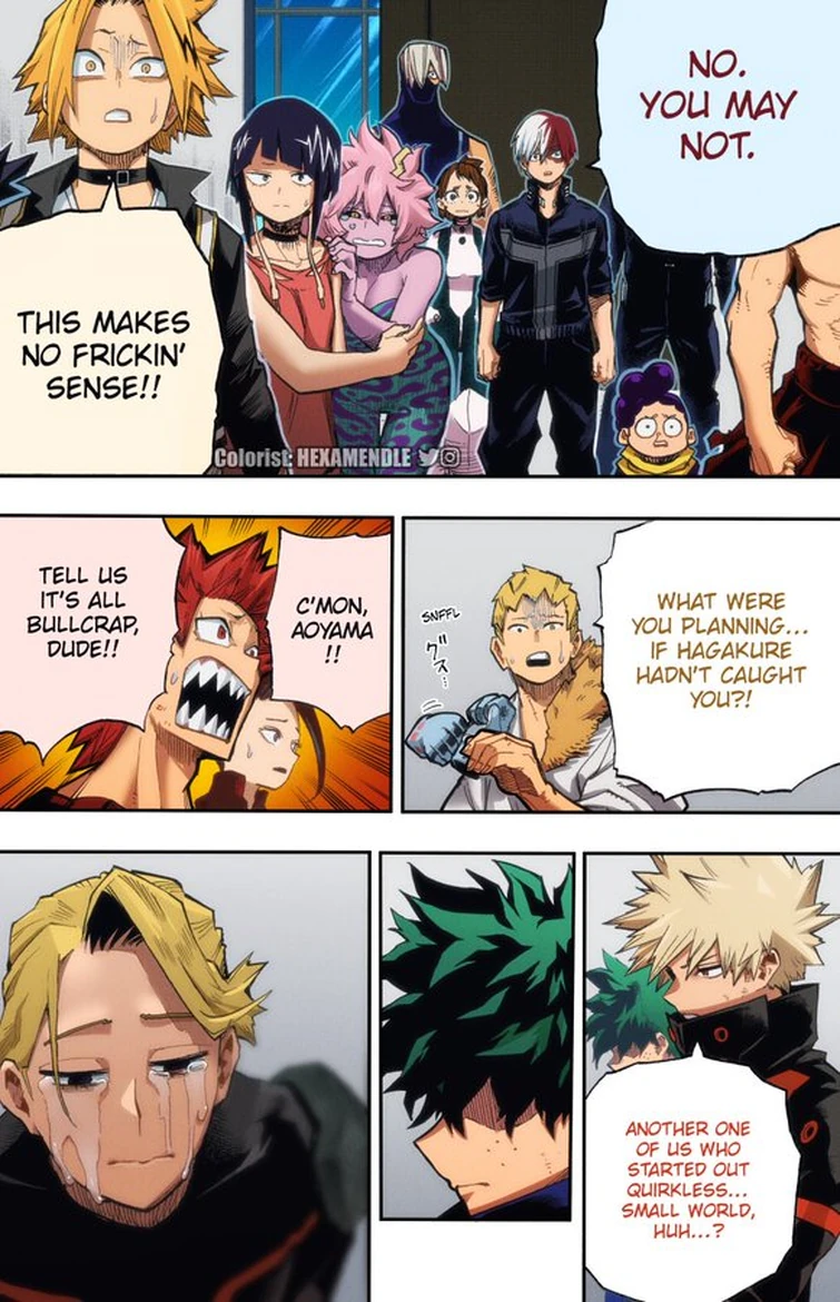 Class 1-A arrives.Manga: My Hero Academia [Ch.337] [SPOILERS] | Fandom