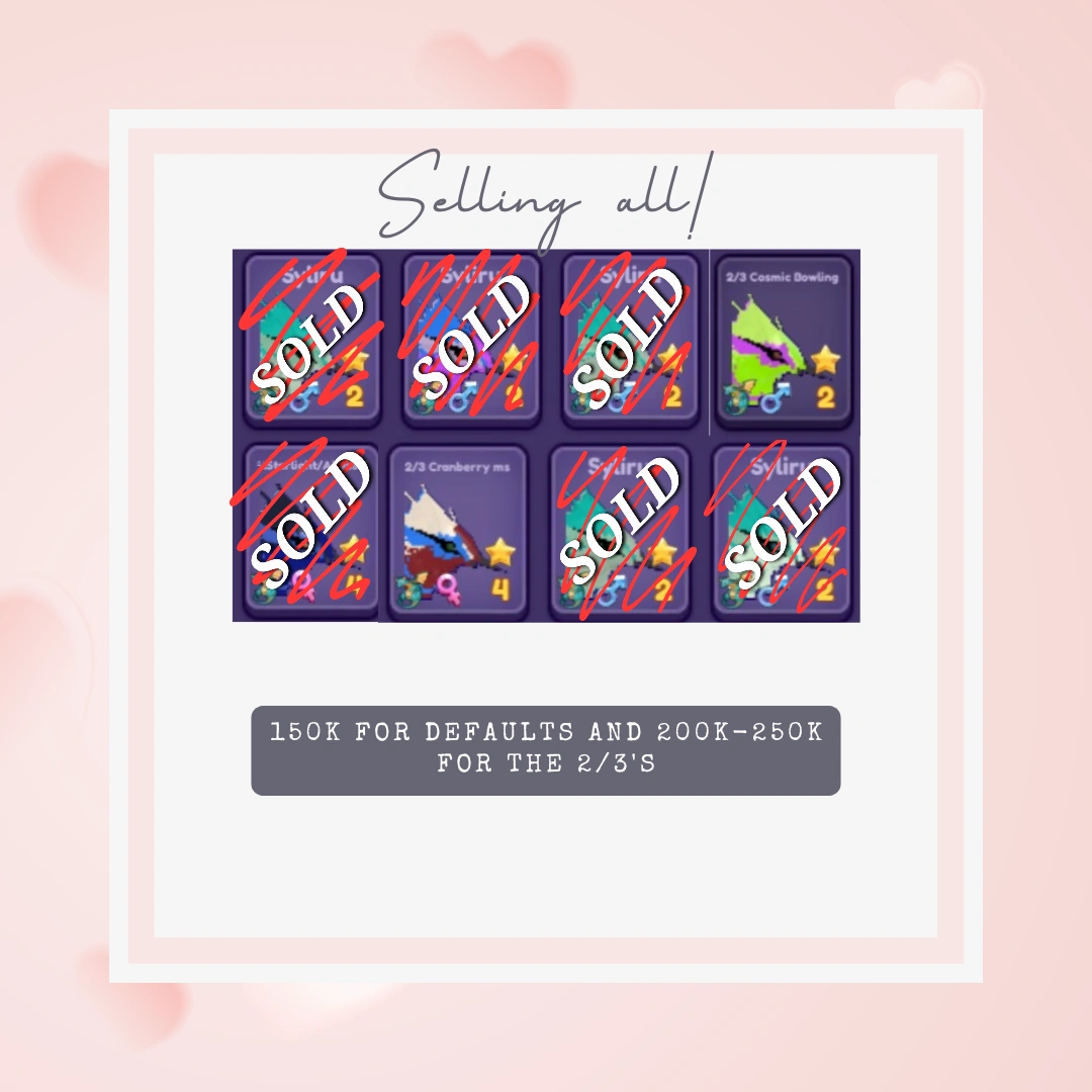 Selling sylis! 2 left, need them gone asap | Fandom