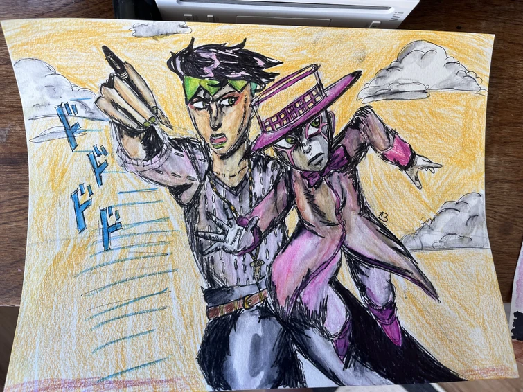 hi again!! i made this painting of Rohan :)) (i used an asbr screenshot ...