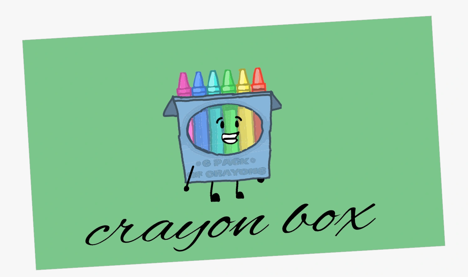 Who thinks crayon box should join BFDI? | Fandom