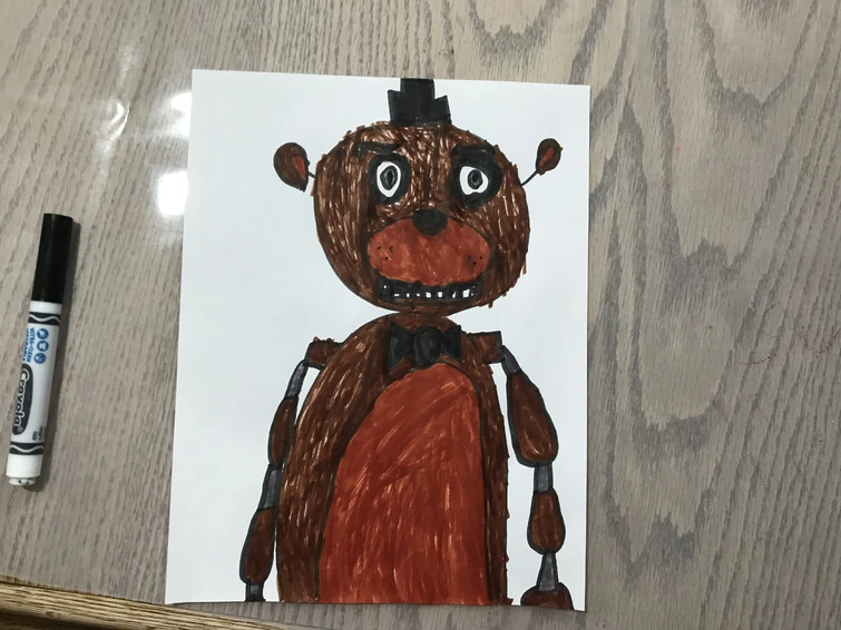 Freddy fazbear drawing | Fandom