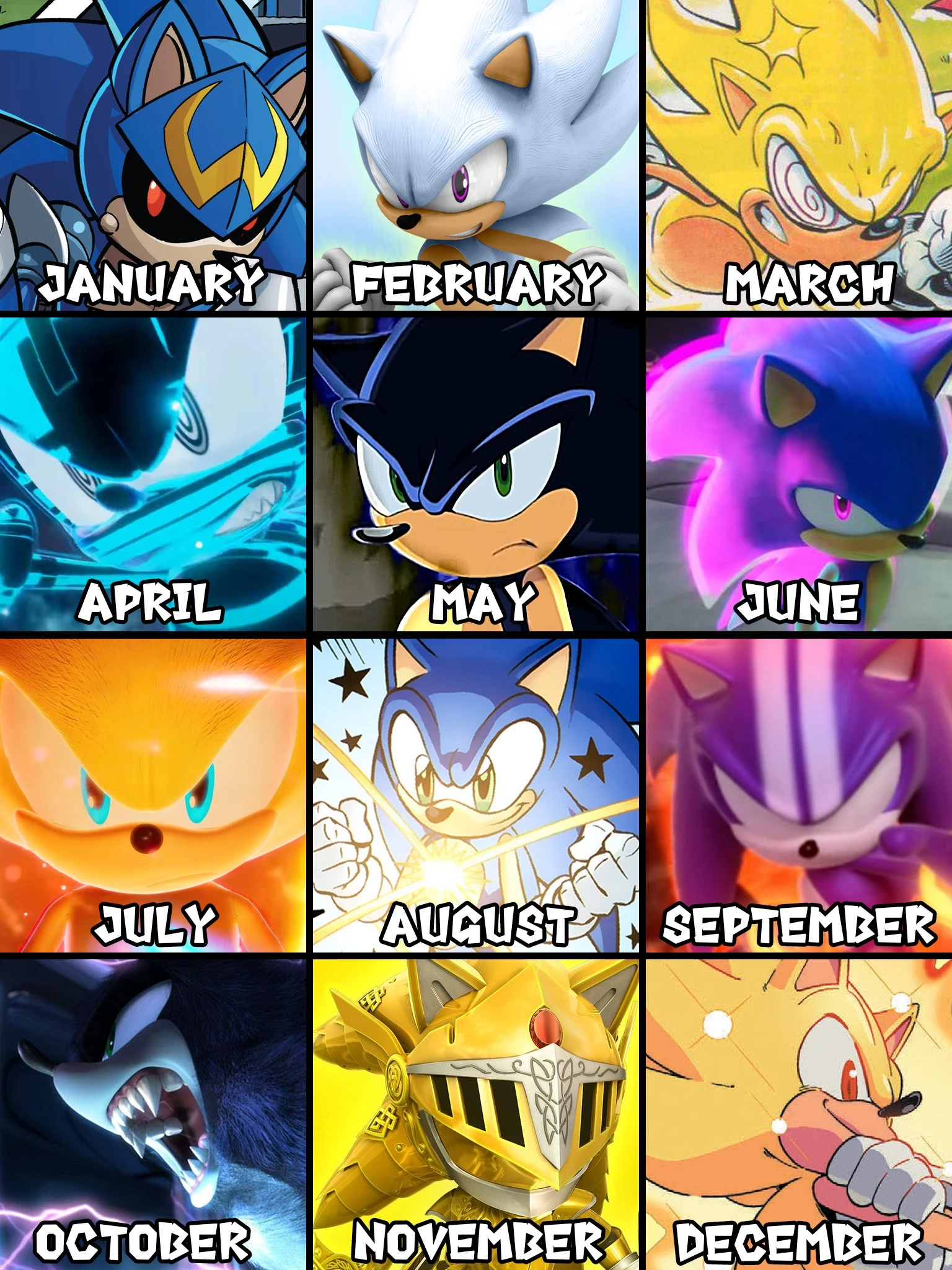 Your birth month determines what Sonic transformation you'll get | Fandom