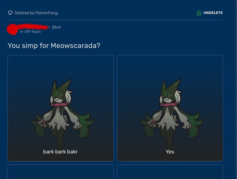 wwait did the person who make the pokemon simp post delete it :sob ...