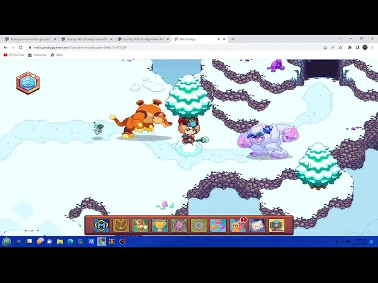 Anybody know how to get past the grumpy yeti in crystal caverns? | Fandom