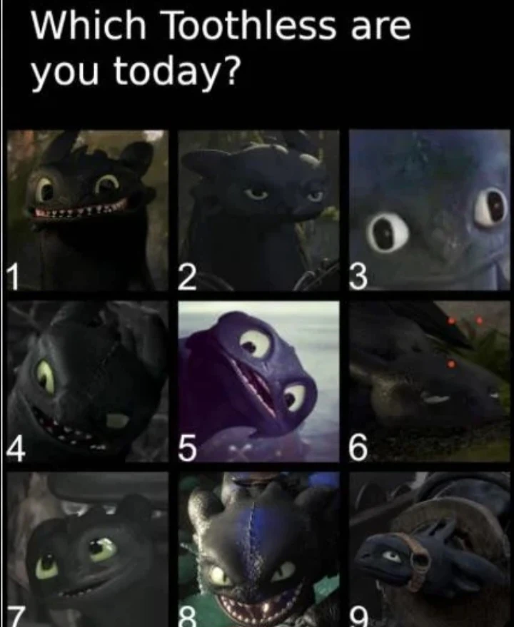 Which Toothless are you today? | Fandom