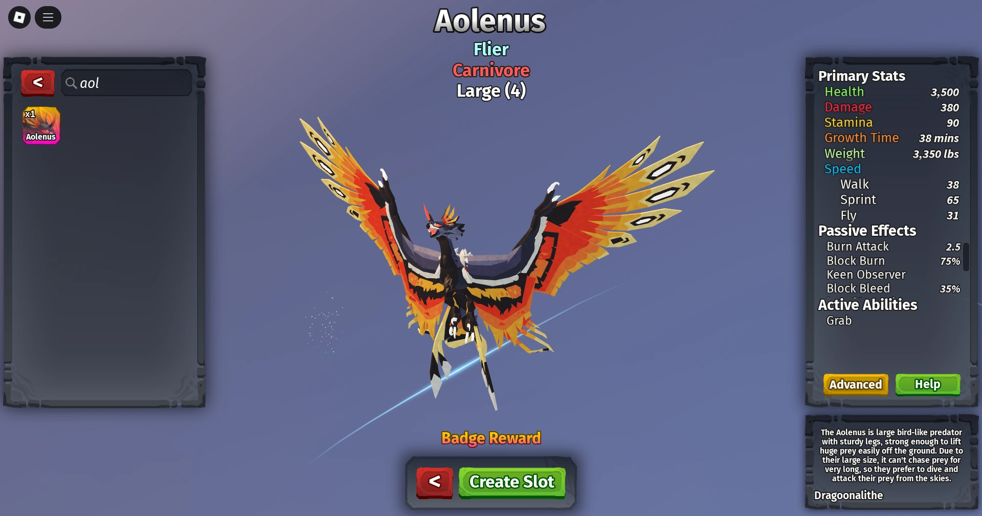 T/S aolenus species | Fandom