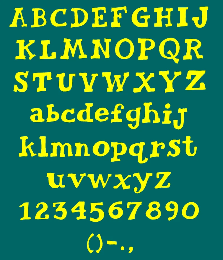 Arthur Credits Font | Fandom