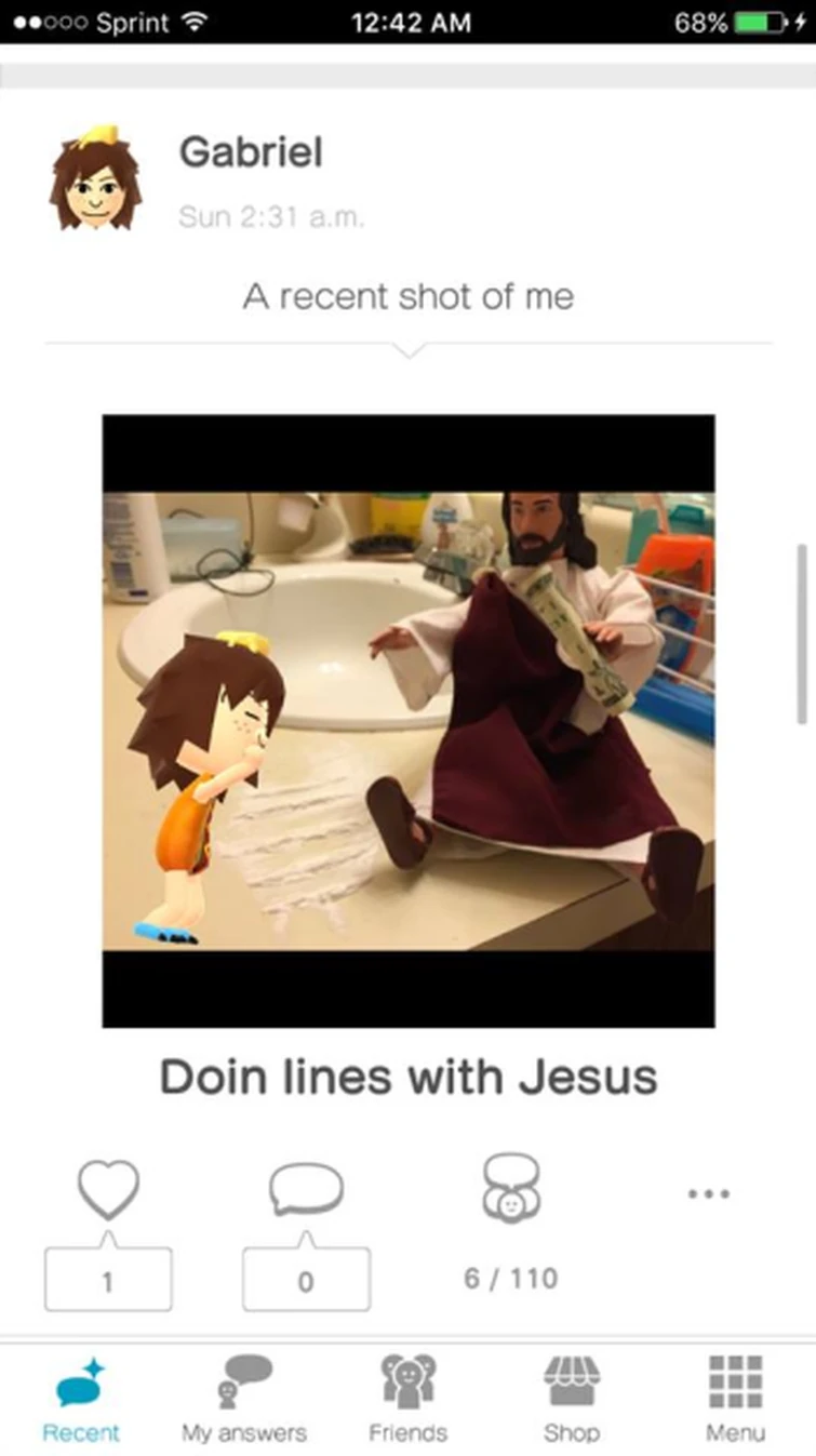 A recent shot of Gabriel | Fandom