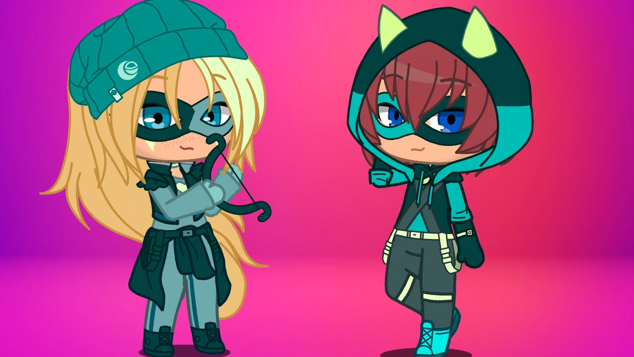 Zoé and Alix with the Snake miraculous In Gacha Club | Fandom