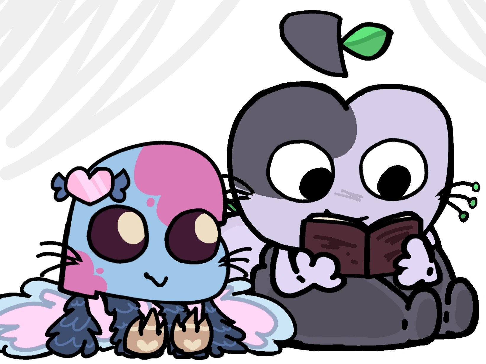 William reading Jett a book or something idk | Fandom