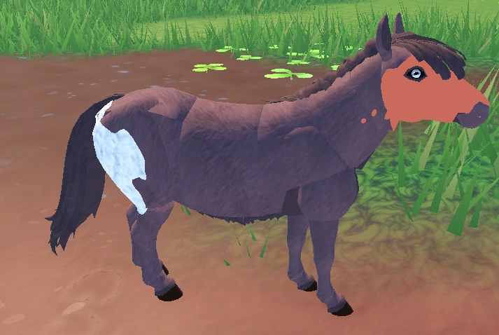 Spirit boss gave me a glow pony that looks like it faceplanted in mud ...