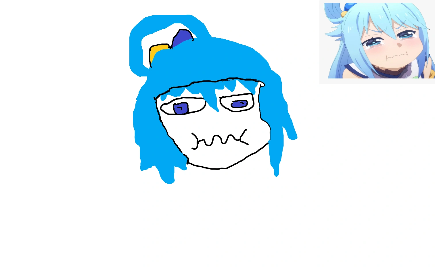 Funny Aqua fan art with mouse | Fandom