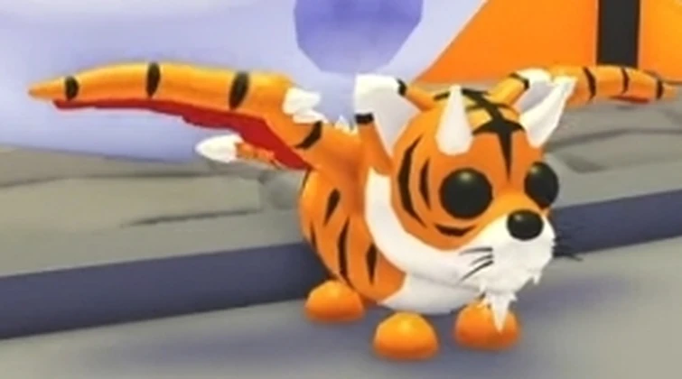 Winged tiger looks like a regular tiger with wings and horns stuck on ...