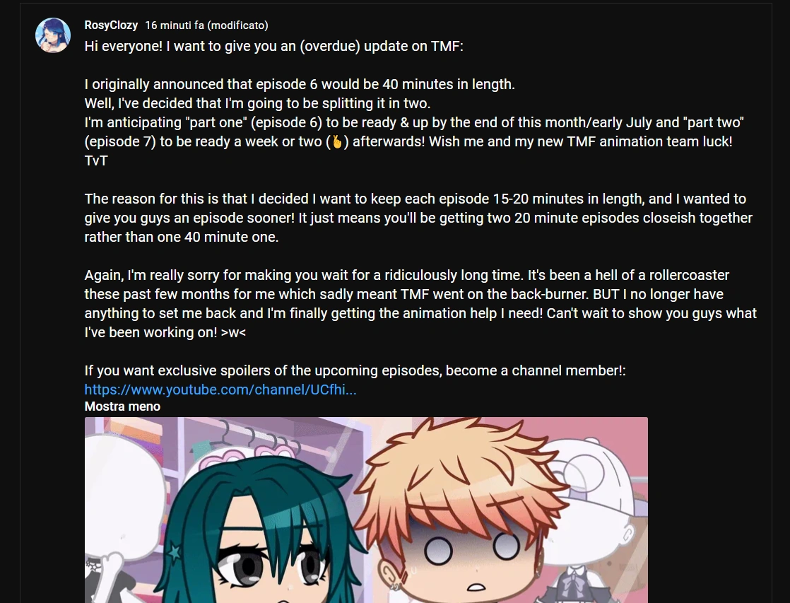 check rosy's community tab | Fandom