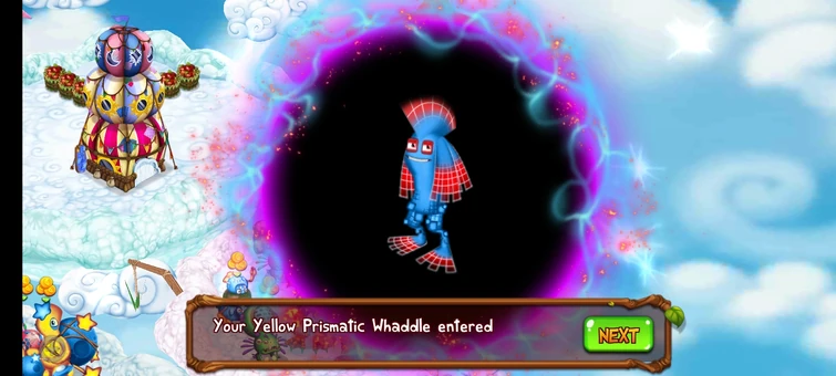 My Yellow Prismatic Whaddle definitely entered | Fandom