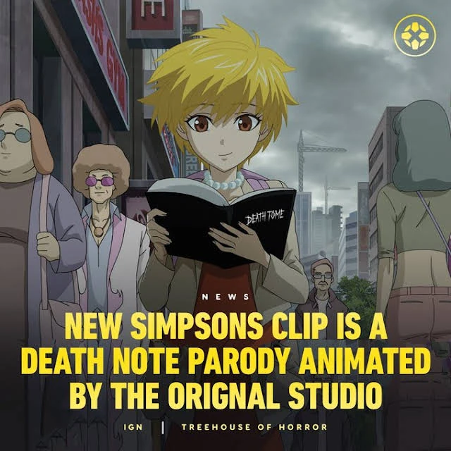 Apparently the new Simpsons ToH has a Death Note parody. | Fandom