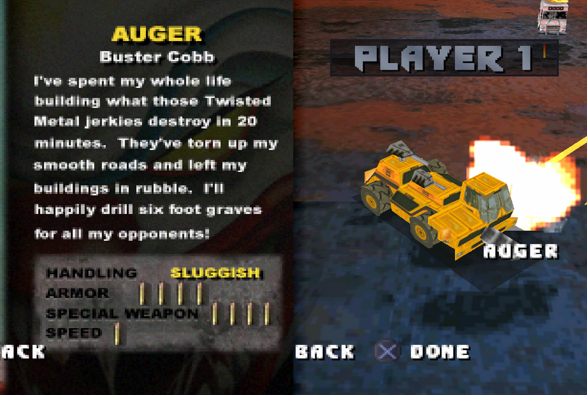 Twisted Metal 3 Cars Guide | @LeopardYiu's Storage Wiki | Fandom