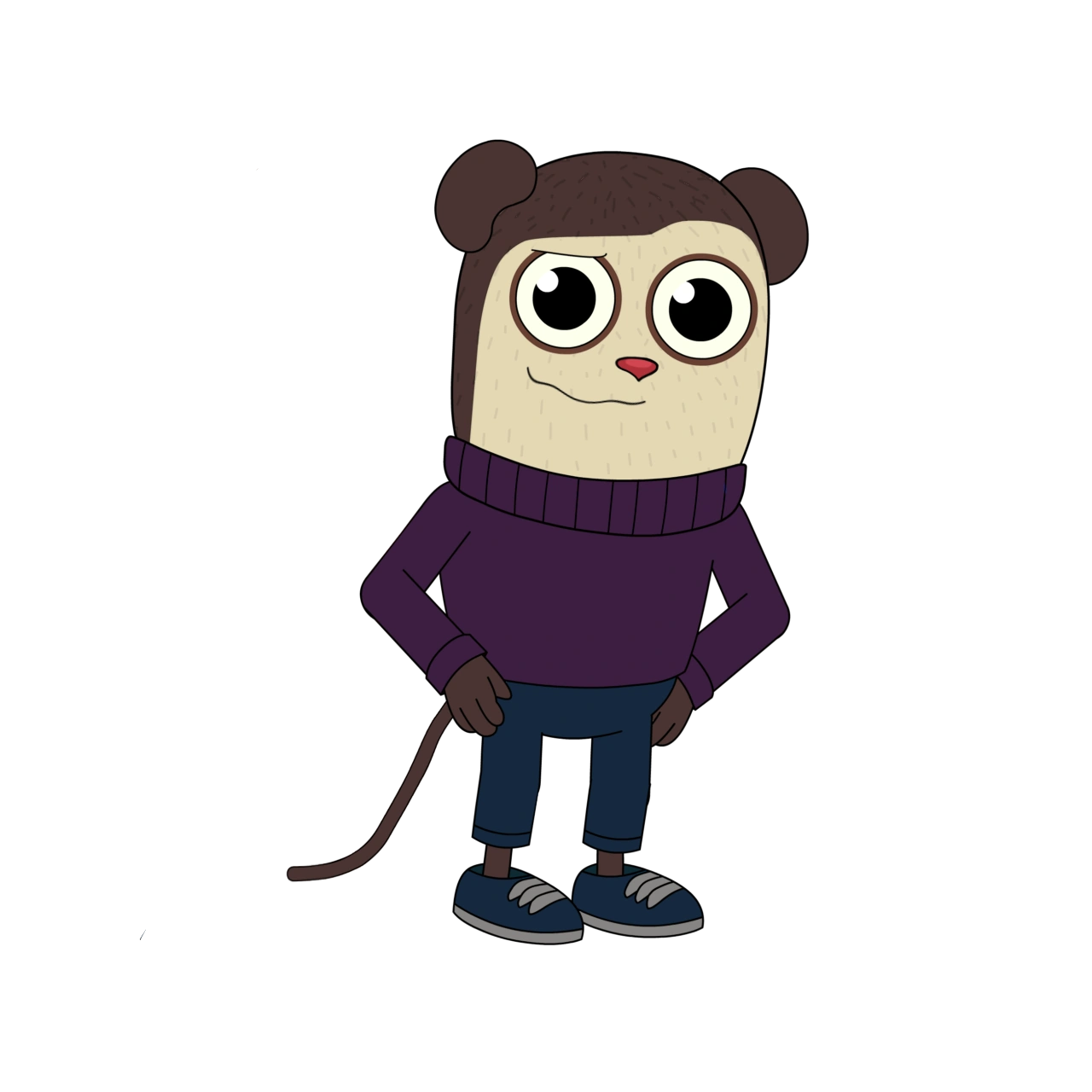 A Dark-purple shirted monkey | Fandom