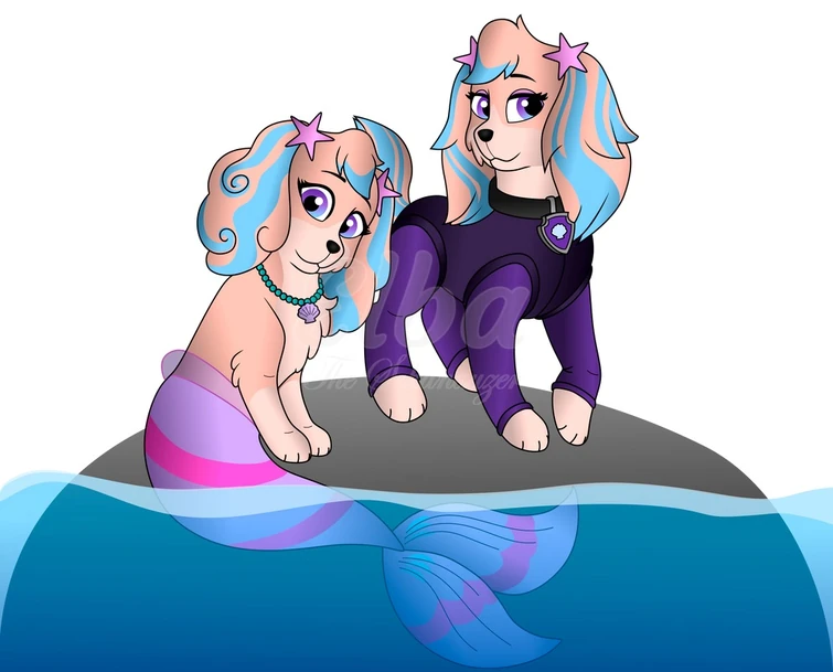 Found some Aqua Pups art, now have a theory | Fandom