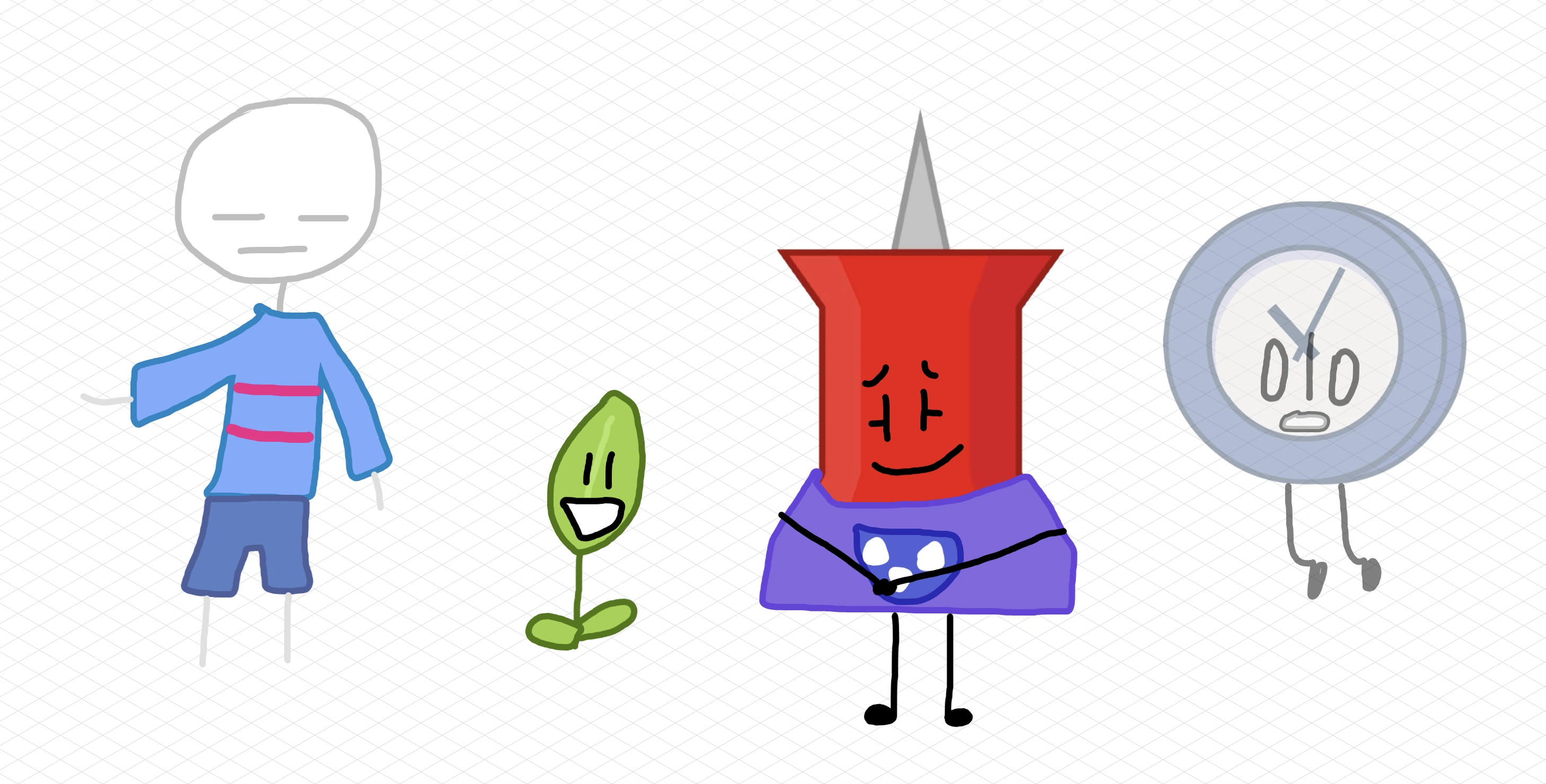 did some drawings of bfdi as undertale, let me know if you want more of this | Fandom