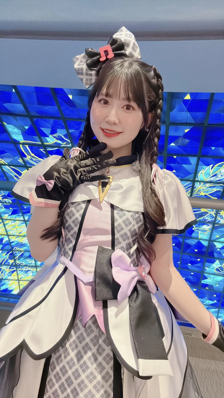 The voice actresses who wear the costumes of their own characters. and ...