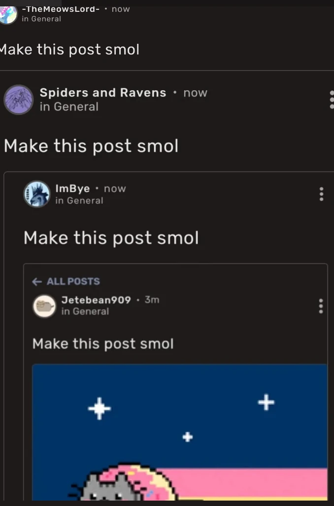Make this post smol | Fandom