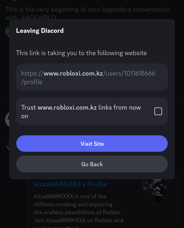 Hesitant to click it since I heard that this could be a scam link | Fandom