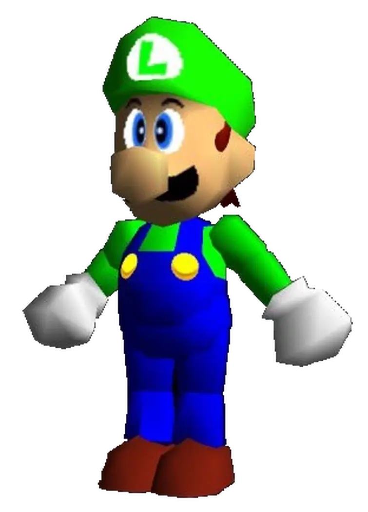 Luigi Model 64 : [C4D] Super Mario Era 64 Models Release – PZWK