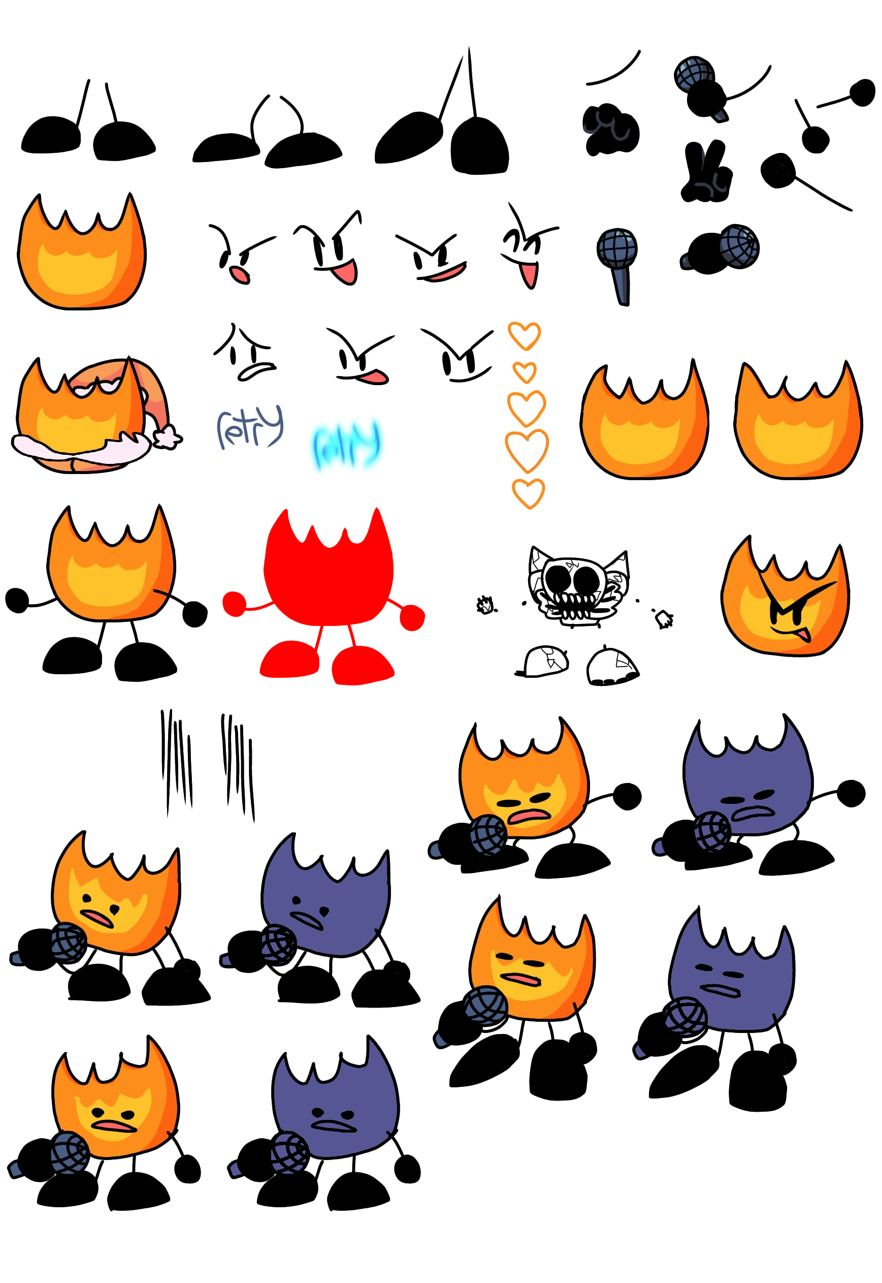 Firey's part sheet | Fandom