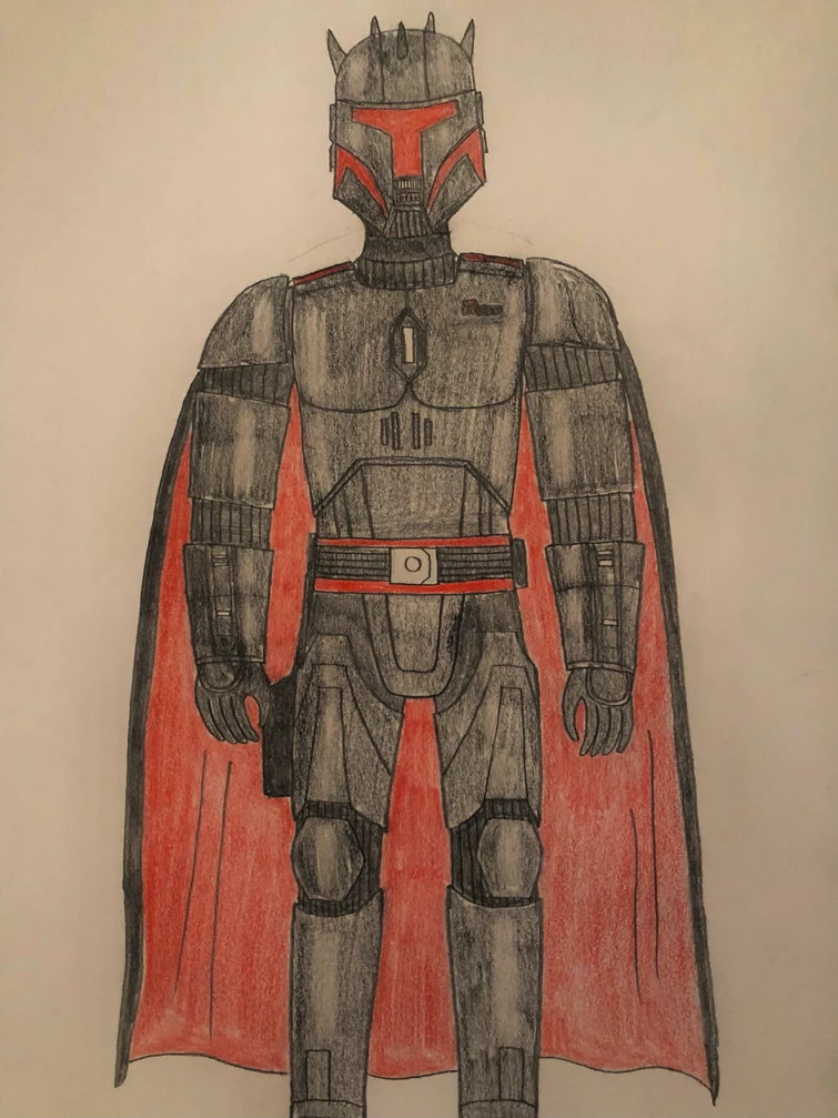🎨 {The Mandalorian} My Drawing of Imperial Moff Gideon (Phase 4 Dark ...