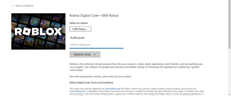 Imagine not being on the verge of 1000 free robux. | Fandom