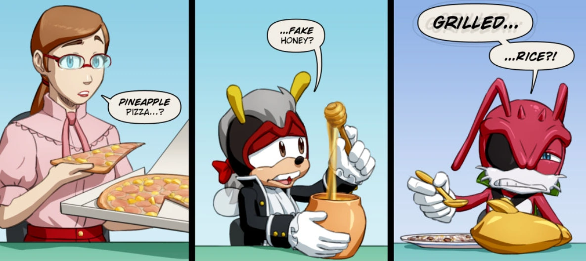 the food critics (Art by JoeAdok) | Fandom