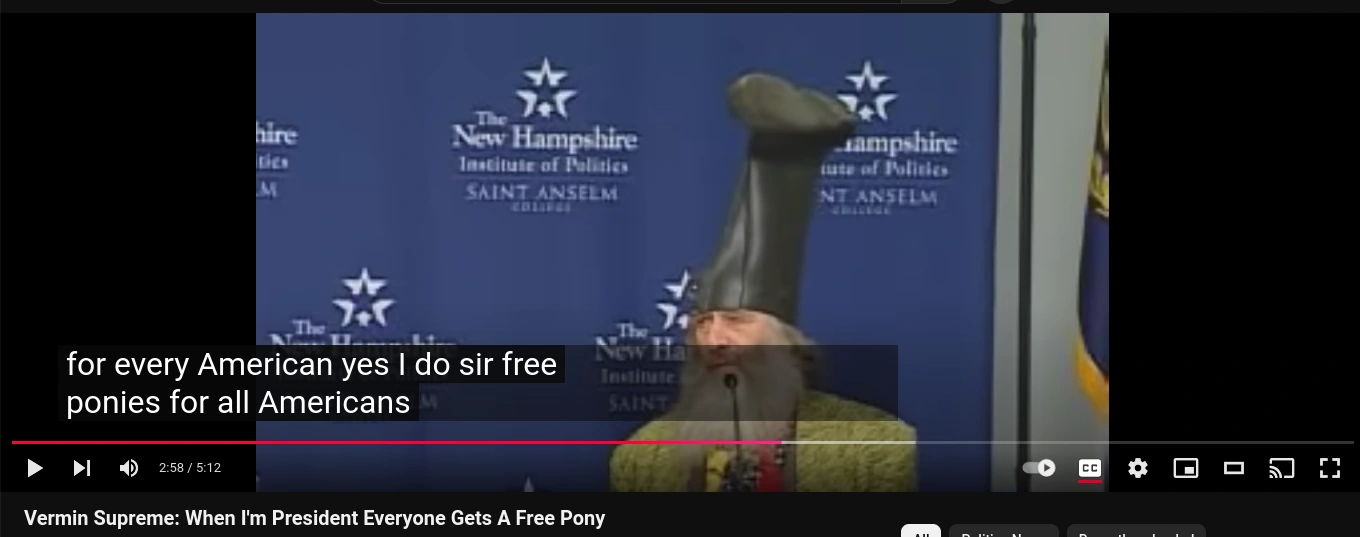 vermin supreme has got my vote | Fandom