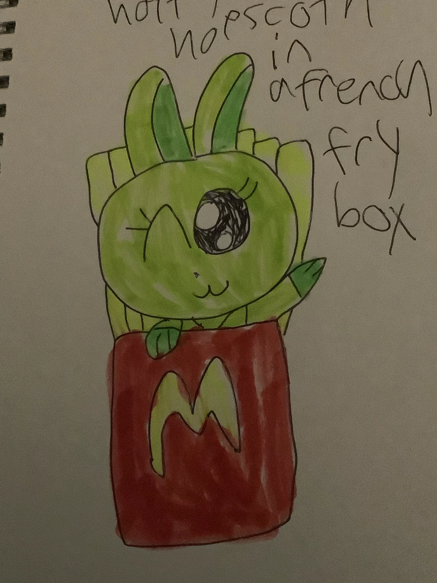 Hoppy hopscotch in a French fry box | Fandom